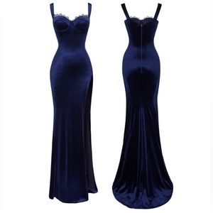 Poem | Dresses | Poem Bangkok Long Dress Navy | Poshmark